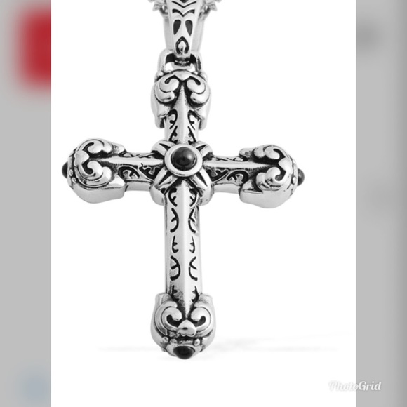 Accessories | Chroma Cross Pendant Necklace 24 Stainless Steel | Poshmark